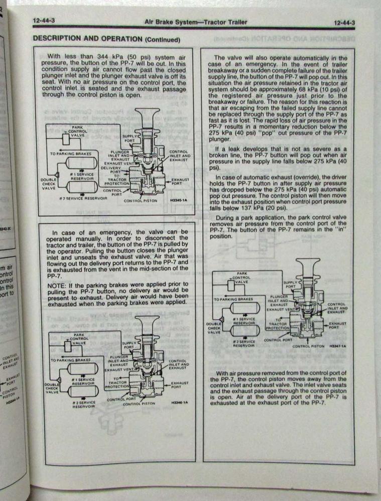 1988-1989 Ford Cargo 6000 7000 8000 Truck Service Shop Repair Manual
