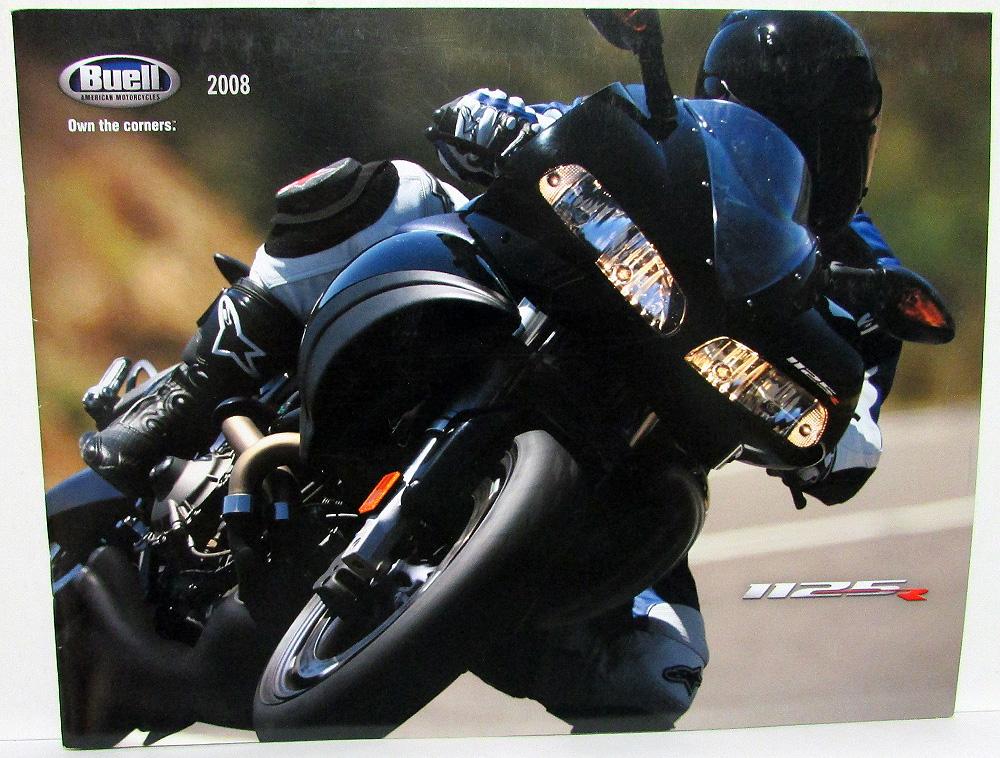 2008 Buell Motorcycle Prestige Dealer Sales Brochure Booklet 1125R Model