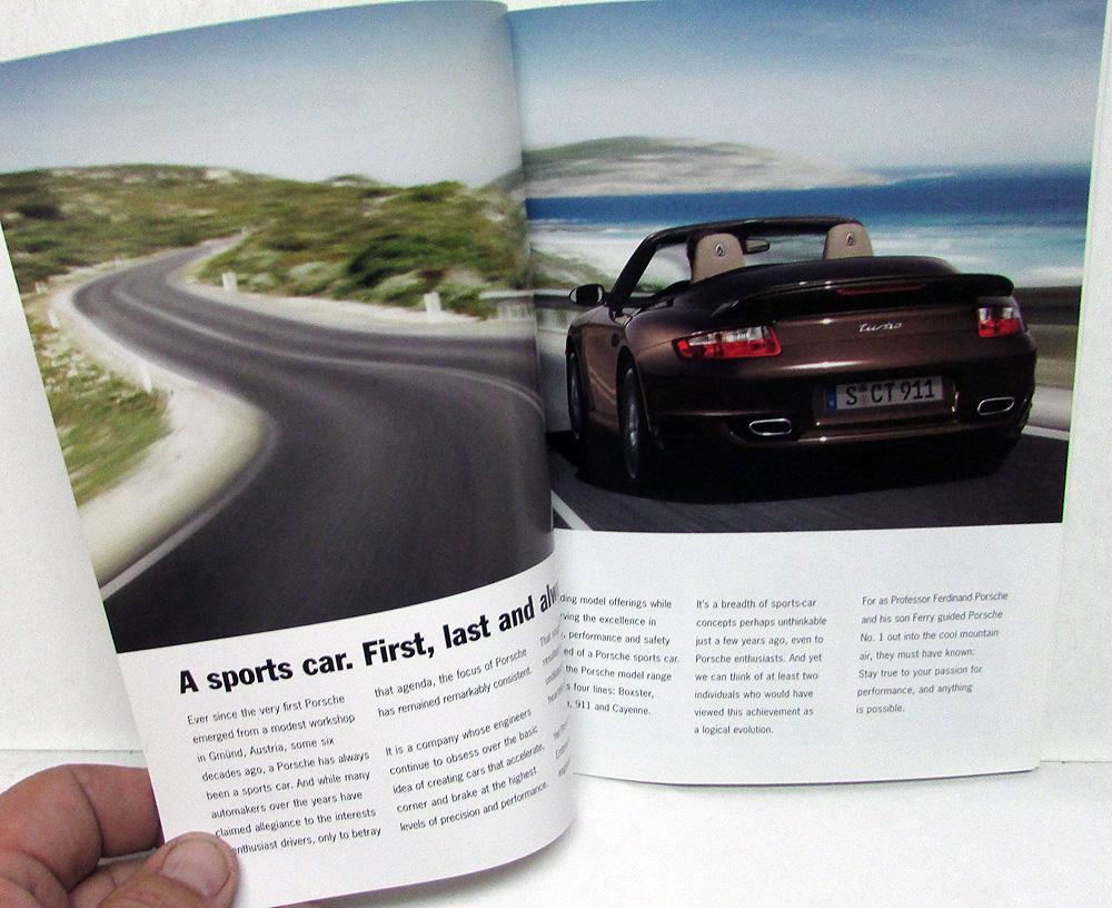 2008 Porsche Dealer Sales Brochure Booklet Boxster Cayman 911 Carrera ...