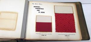 1955 Chrysler New Yorker Deluxe Color Options Dealer Album Paint ...