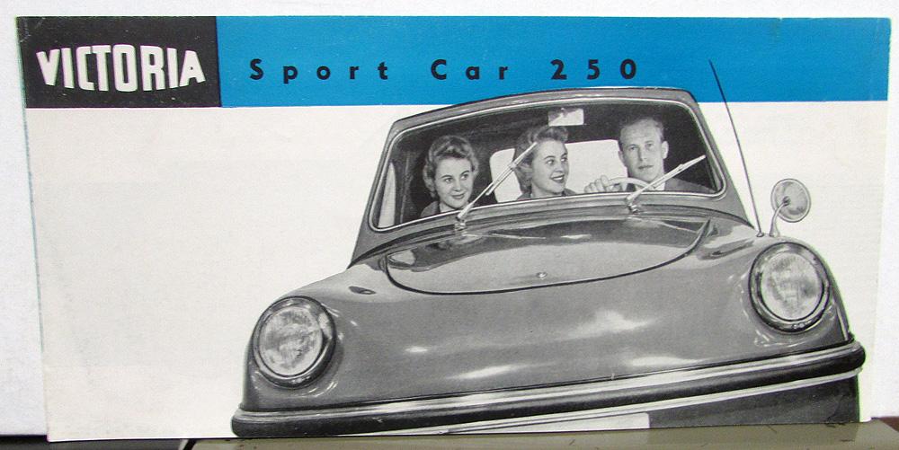 1958-1961 Victoria Sport Car 250 Sales Brochure