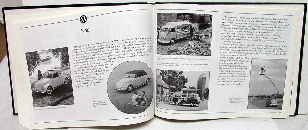 1937-1990's Volkswagen Then Now & Forever Historical Hardback Book VW ...