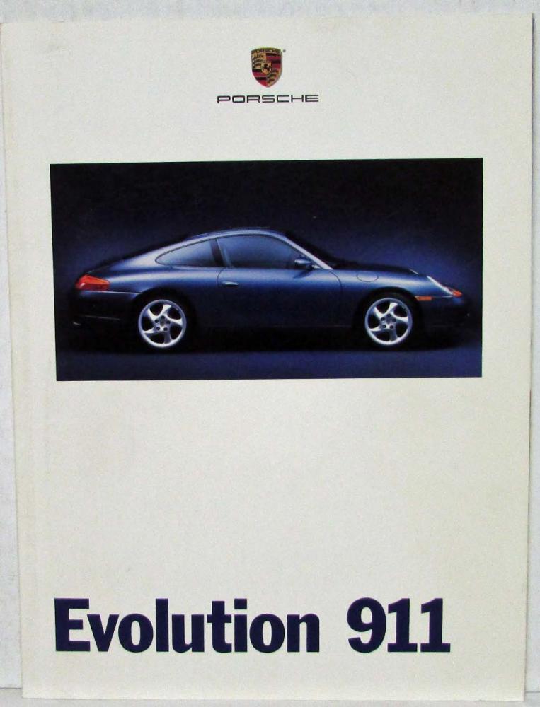 1998 Porsche 911 Evolution Sales Brochure