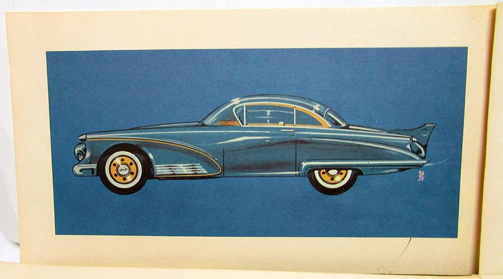 1950's Vintage Futuristic Cars Concept Dream Artistic Color Prints 5 ...