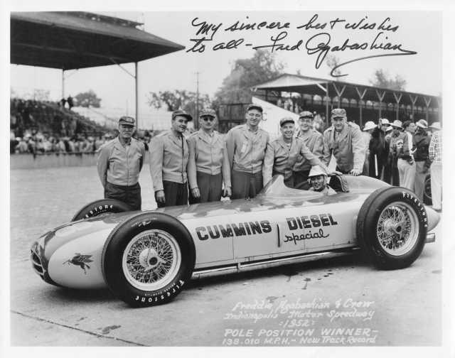 1952 Cummins Diesel Special Indy 500 Press Photo 0051