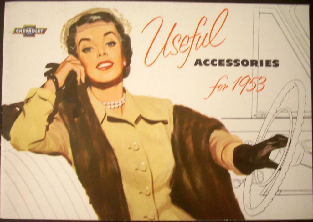 1953 Chevrolet Accessories Brochure Catalog List Heater Radio Like New ...