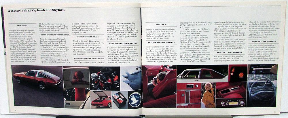 1976 Buick Skyhawk Skylark Century Riviera LeSabre Electra Wagon Sales ...