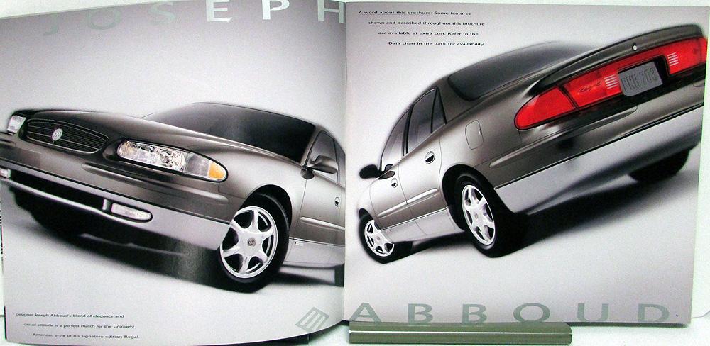 2003 Buick Regal GS LS Models Color Oversized Sales Brochure Original