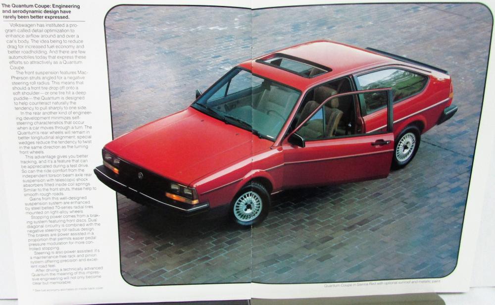1983 Volkswagen Quantum Sales Brochure