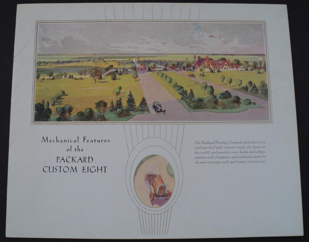 1929 Packard 6-40 Models RARE ORIGINAL Portfolio 12 Plates Mechanical ...