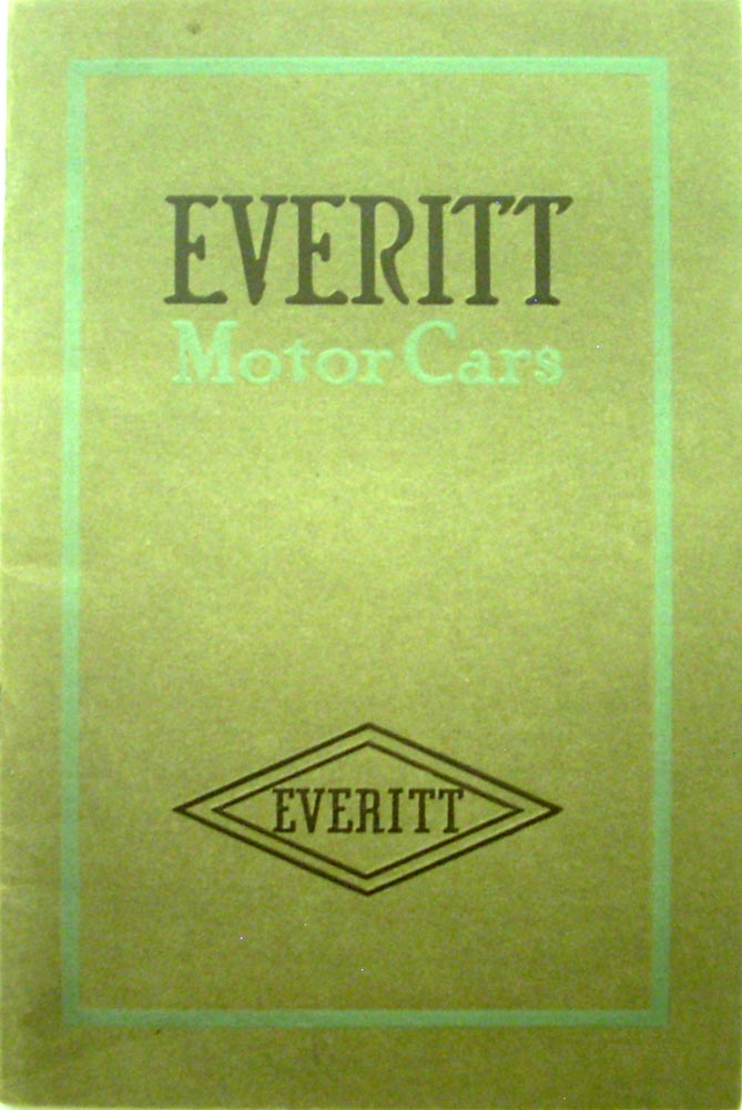 1912 Everitt Motor Cars Model 6-48 4-36 30 Dealer Sales Brochure ...