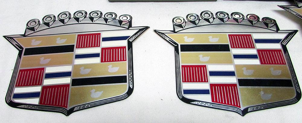 Vintage Cadillac Dealer Showroom Window Decals Cut Out Logo Sign ...