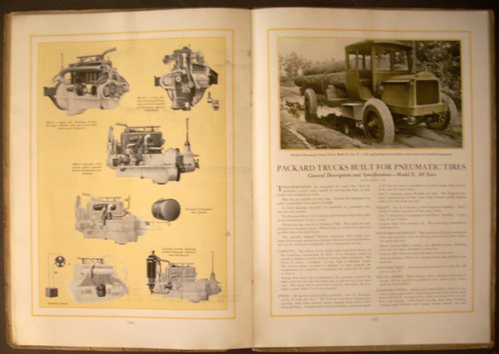 1921 Packard Motor Trucks Dealer Book ORIGINAL Various On Site Job Photos