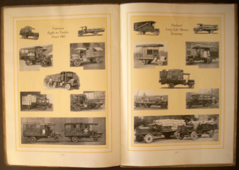 1921 Packard Motor Trucks Dealer Book ORIGINAL Various On Site Job Photos