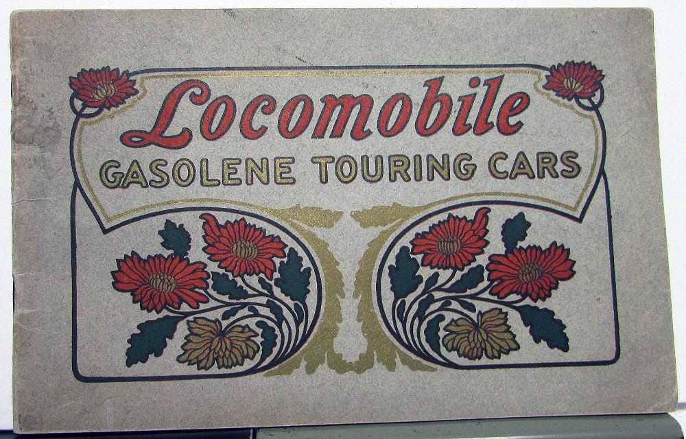 1905 Locomobile Gasolene Touring Cars Type D E F H Prestige Sales ...