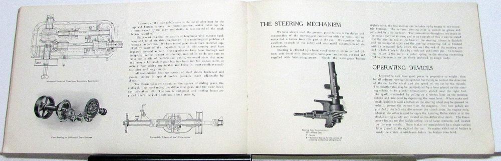 1905 Locomobile Gasolene Touring Cars Type D E F H Prestige Sales ...