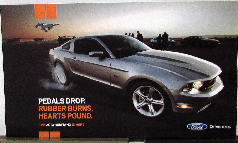 2010 Ford Mustang V6 Sales Folder MAILER Original