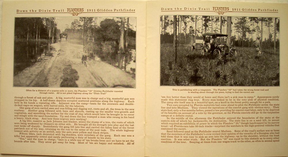 1911 Flanders 20 Glidden Tour Pathfinder Studebaker Book Brochure ...
