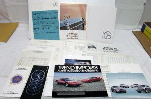 Mercedes Benz Sales Literature Collection Large Set Brochure Data ...