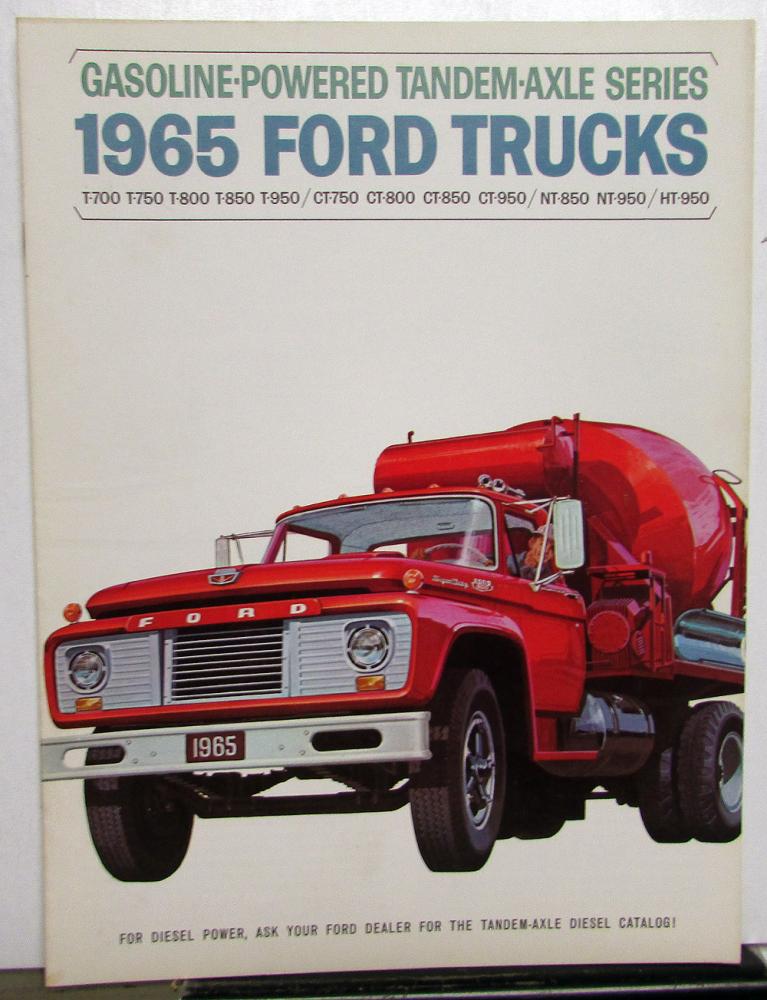 1965 Ford Nt-Series Catalog and Classic Car Guide, Ratings and Features ...