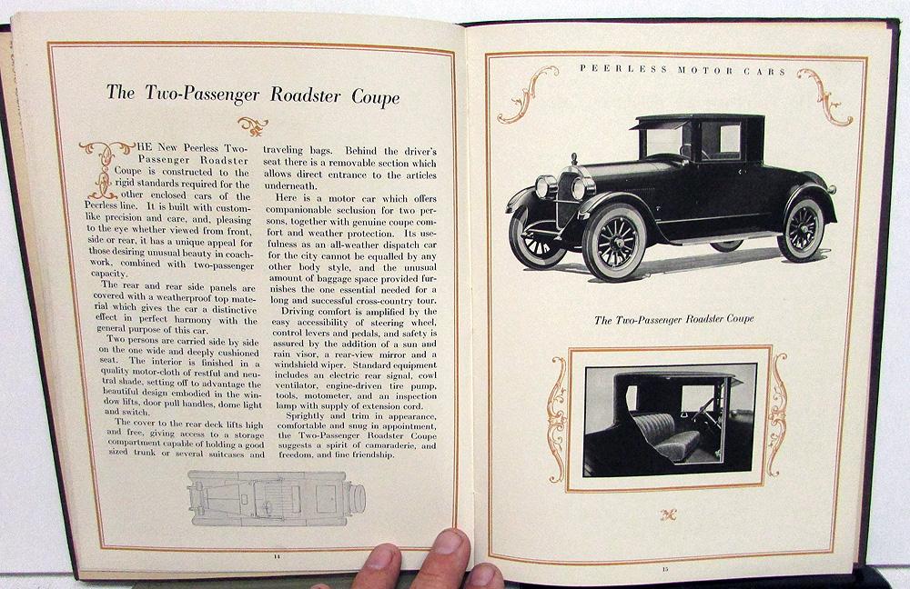 1923 Peerless Phaeton Coupe Sedan Berline Limo Opera Brougham Prestige ...
