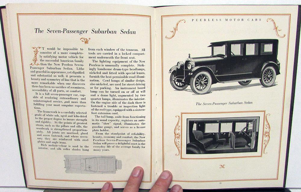 1923 Peerless Phaeton Coupe Sedan Berline Limo Opera Brougham Prestige ...