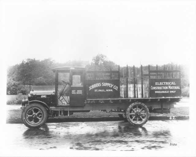 1920s GMC Stake Truck Press Photo 0247 - Jobbers Supply Co St Paul MN