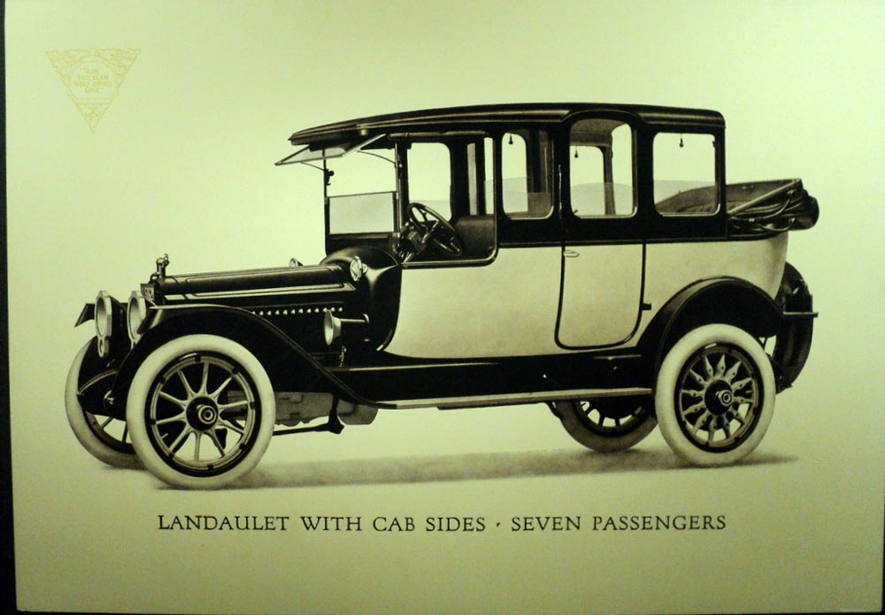 1915 Packard Limousine 6 Passenger Plate From Dealer Portfolio Original ...