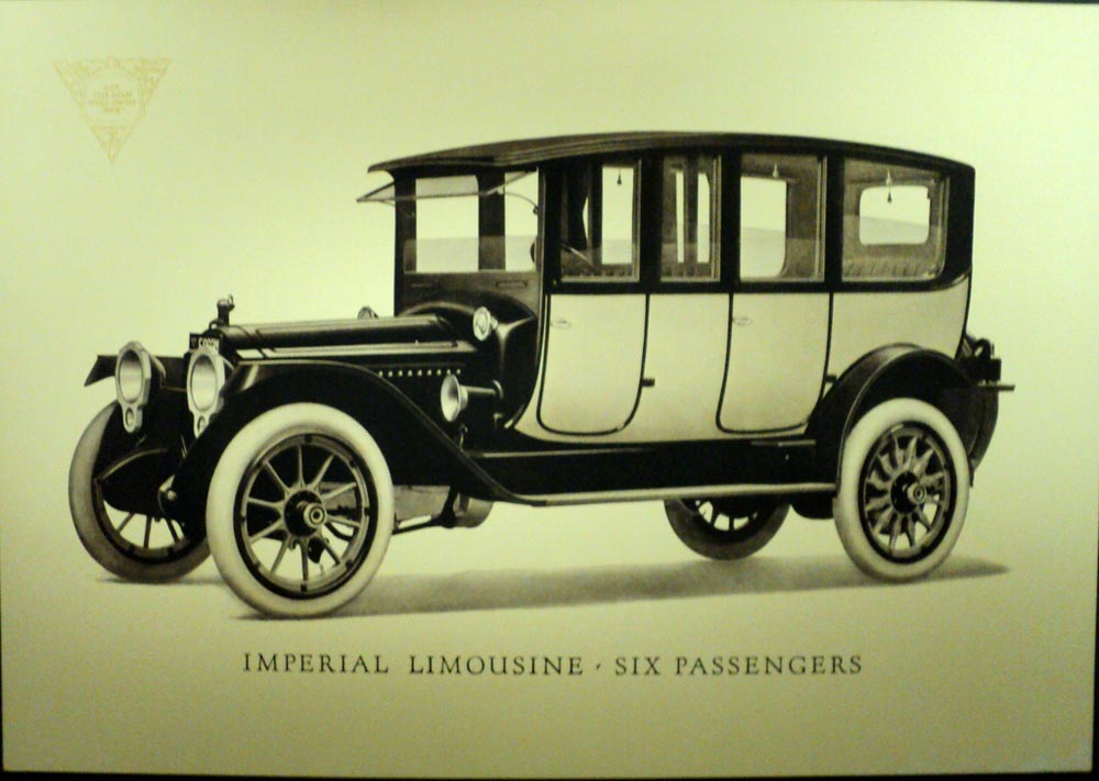 1915 Packard Imperial Limousine 6 Passenger Plate From Dealer Portfolio ...