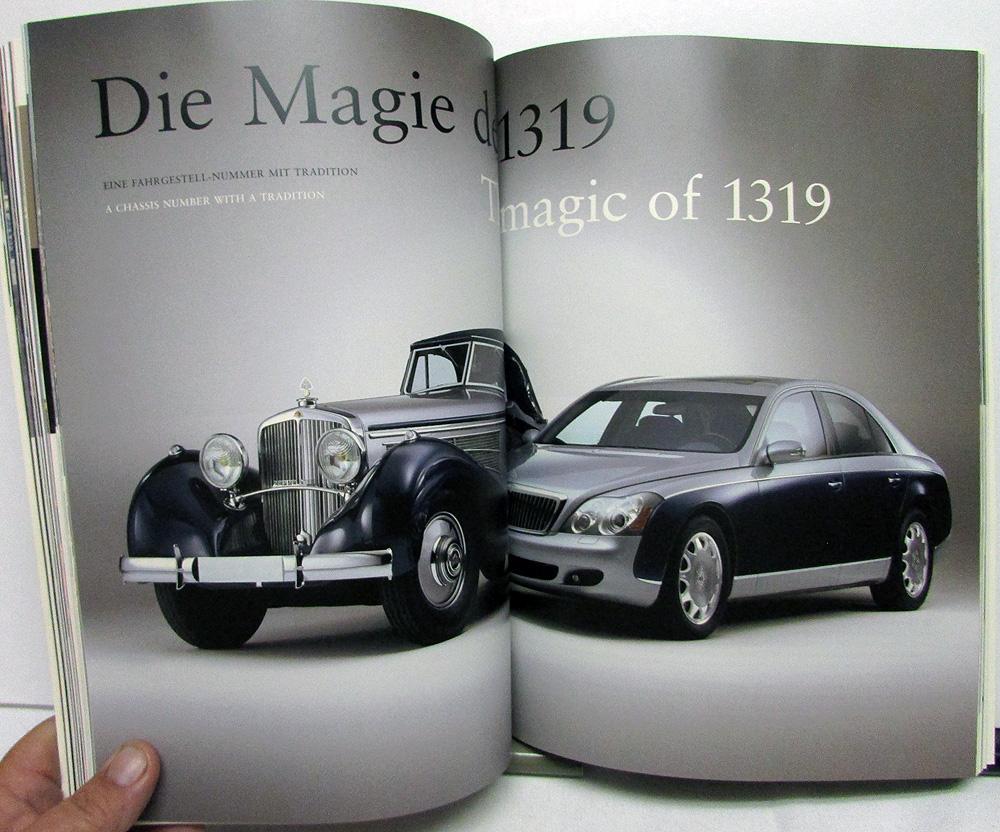 2004 Maybach Moments Promotional Magazine History Model Information More