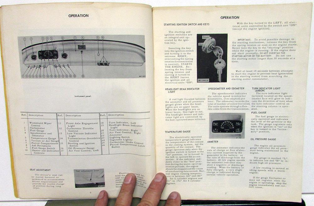 1959 International Truck Owners Operators Manual B100 BC150 BCF170 ...