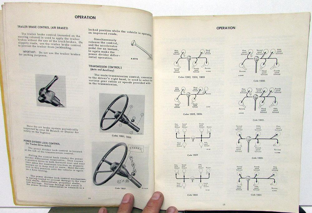 1959 International Truck Owners Operators Manual B100 BC150 BCF170 ...