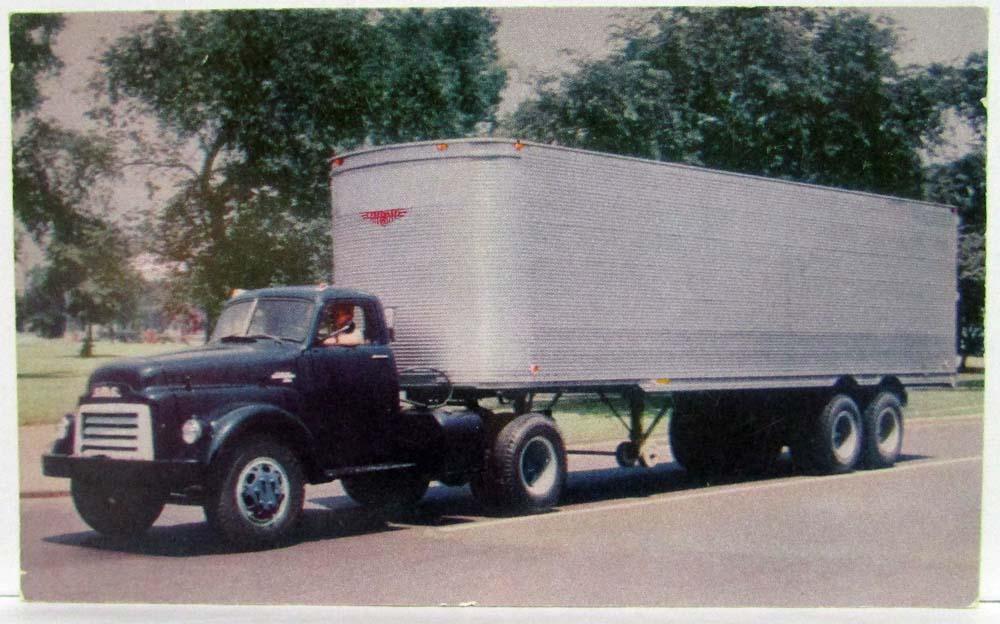 1953 GMC Platform Conventional Medium Duty Tractor Heavy Trucks ...