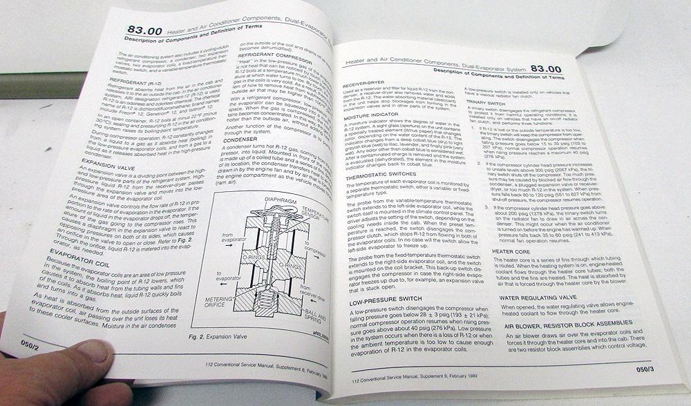 1993-1994 Freightliner Truck Dealer FLC 112 Conventional Service Shop ...