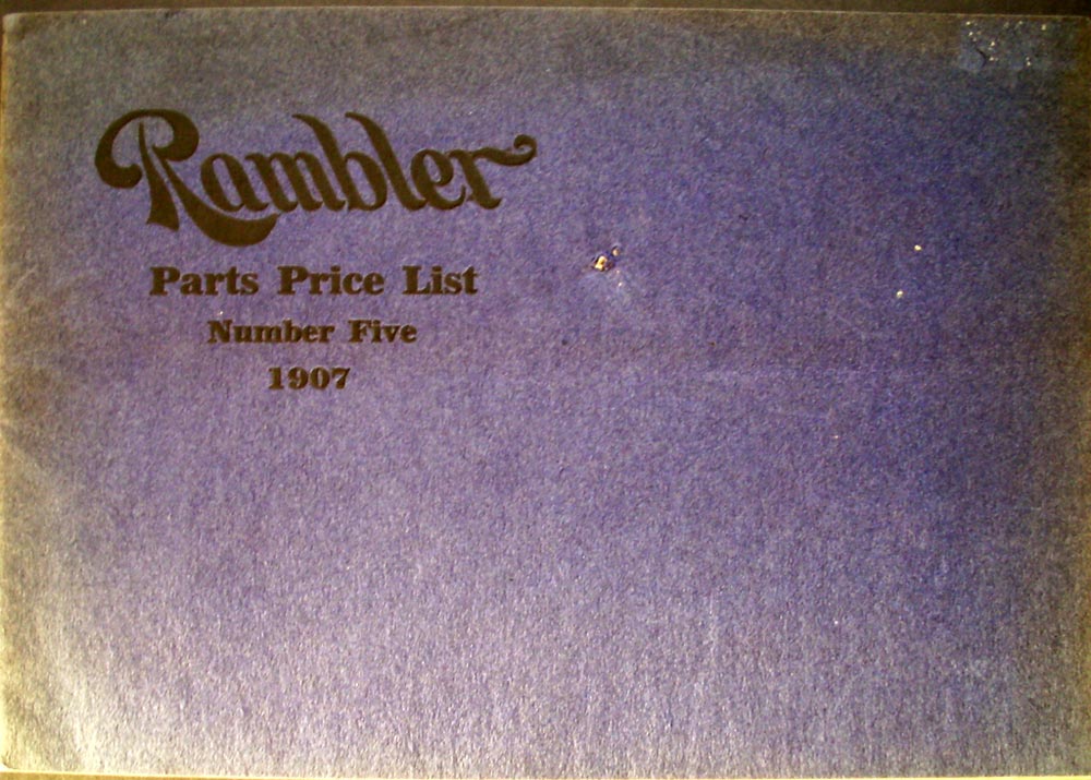 1897 Thru 1961 Rambler Family Album Pictorial Cars and Trucks AMC Nash ...