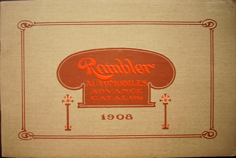 1908 Rambler Automobiles Models 31 34 Dealer Advance Sales Brochure ...