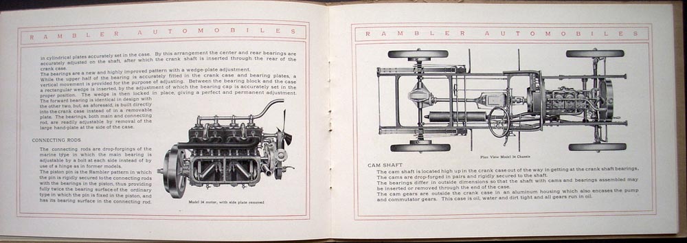 1908 Rambler Automobiles Models 31 34 Dealer Advance Sales Brochure ...