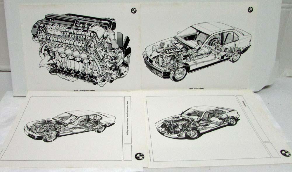 1992 BMW Press Kit - 3 5 7 8 Series inc 318is 325is 535i