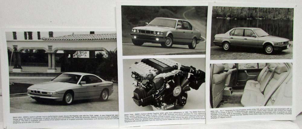 1992 BMW Press Kit - 3 5 7 8 Series inc 318is 325is 535i