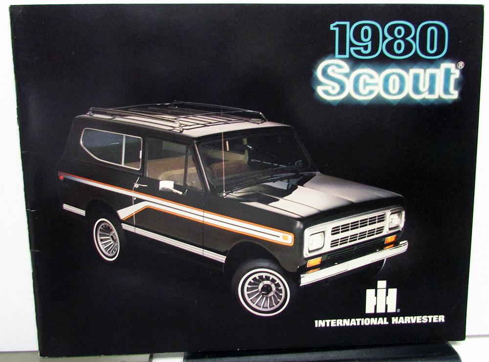 1980 International Scout Dealer Sales Brochure IH Scout II Traveler ...