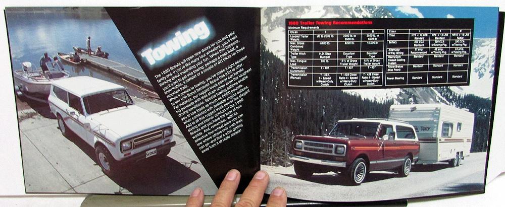 1980 International Scout Dealer Sales Brochure IH Scout II Traveler ...