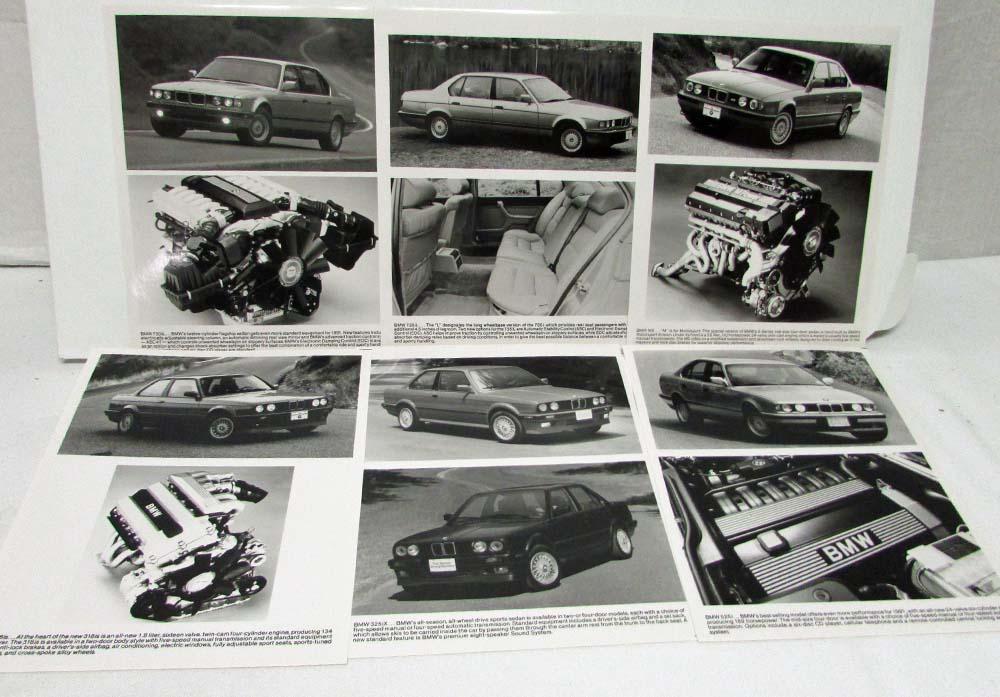 1991 BMW Press Kit - 3 5 7 8 Series