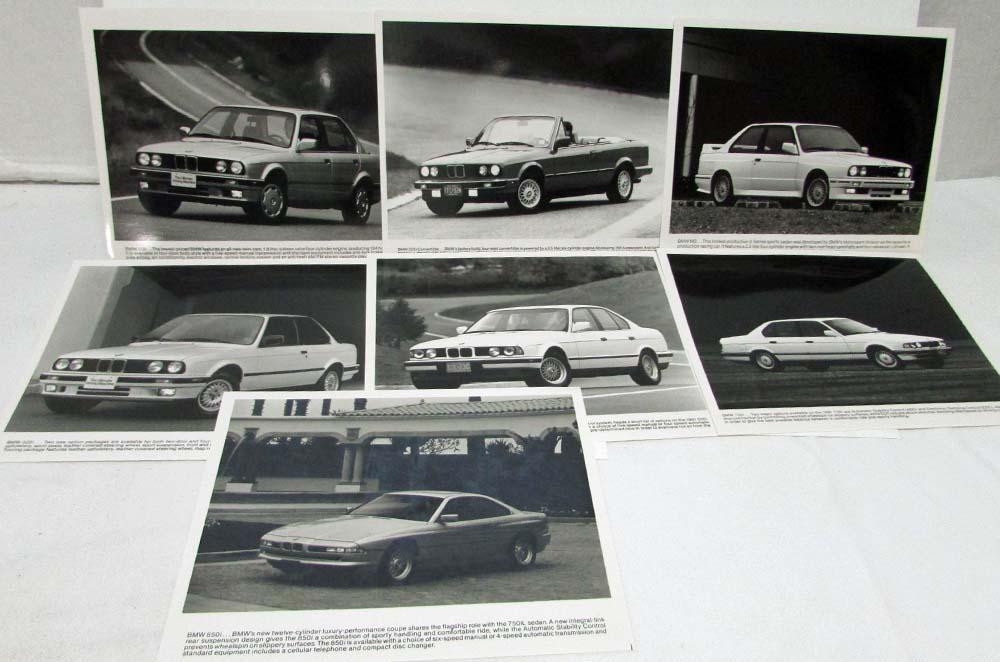 1991 BMW Press Kit - 3 5 7 8 Series