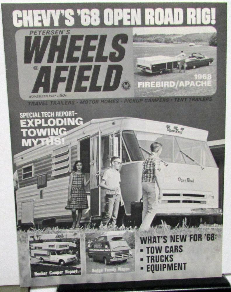 1967 Checker Monitor Test Article Wheels Afield Mag Reprint Brochure ...