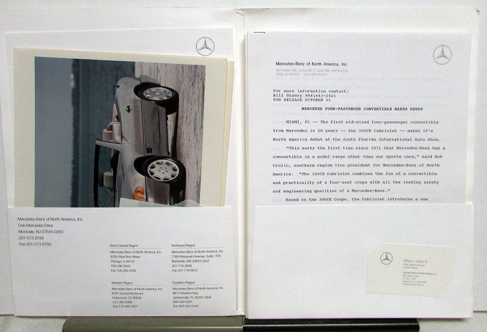 1993 Mercedes-Benz Press Kit