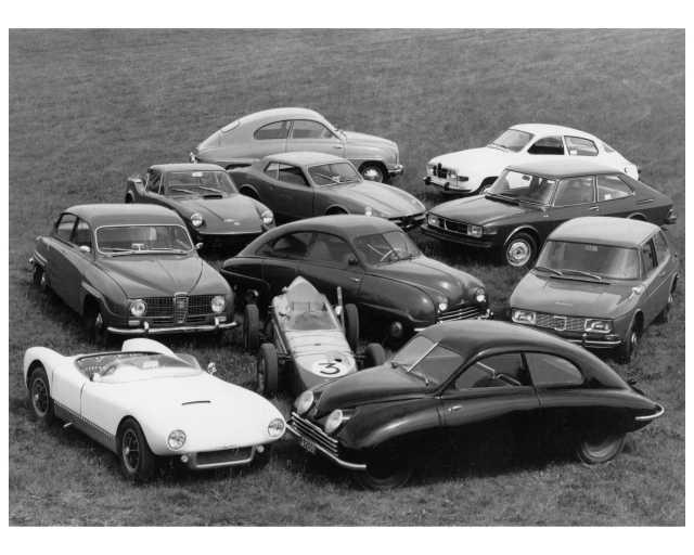 1975 Saab Press Photo and Release 0041 - Sonett 92 93 96 99 Formula Junior