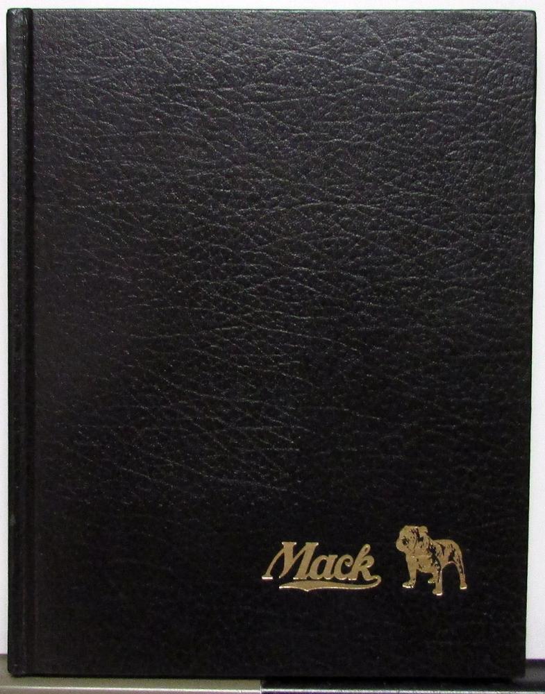 1889 Thru 1980 MACK Truck by J B Montville Hardbound Reference Book