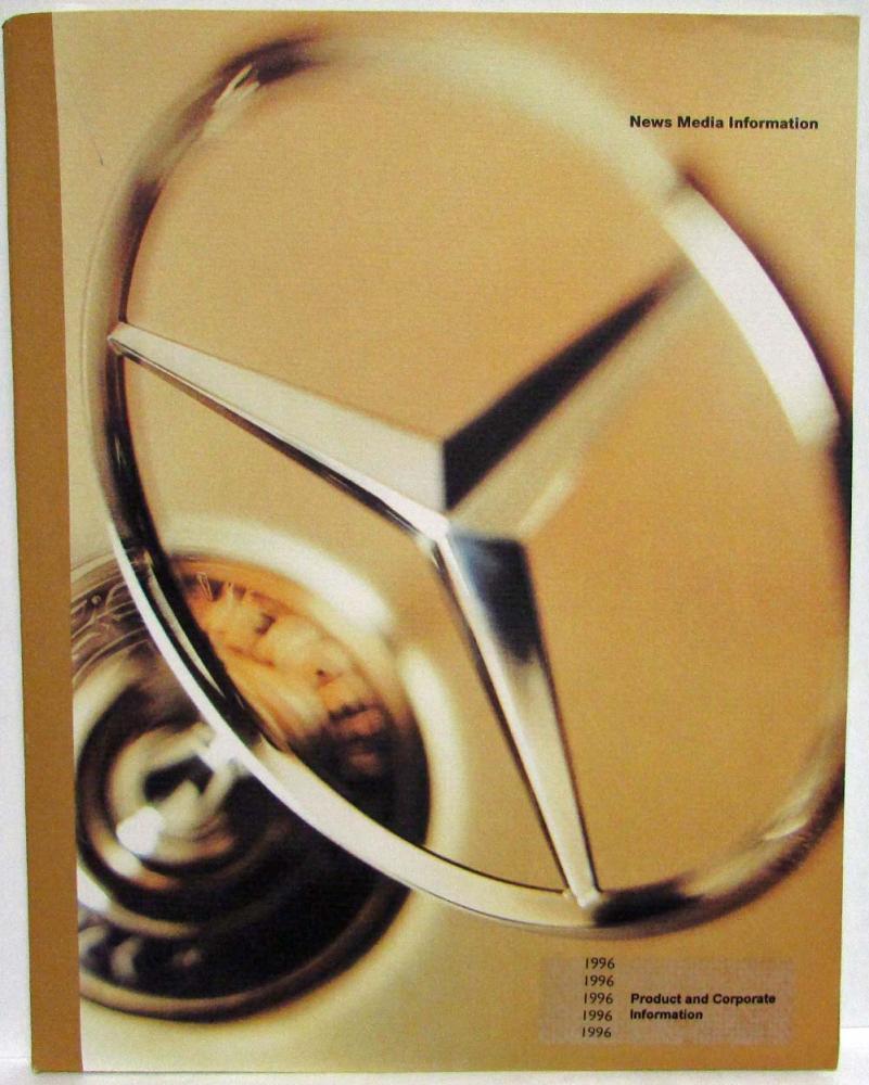 1996 Mercedes-Benz Press Kit - E-Class C-Class S-Class SL-Class