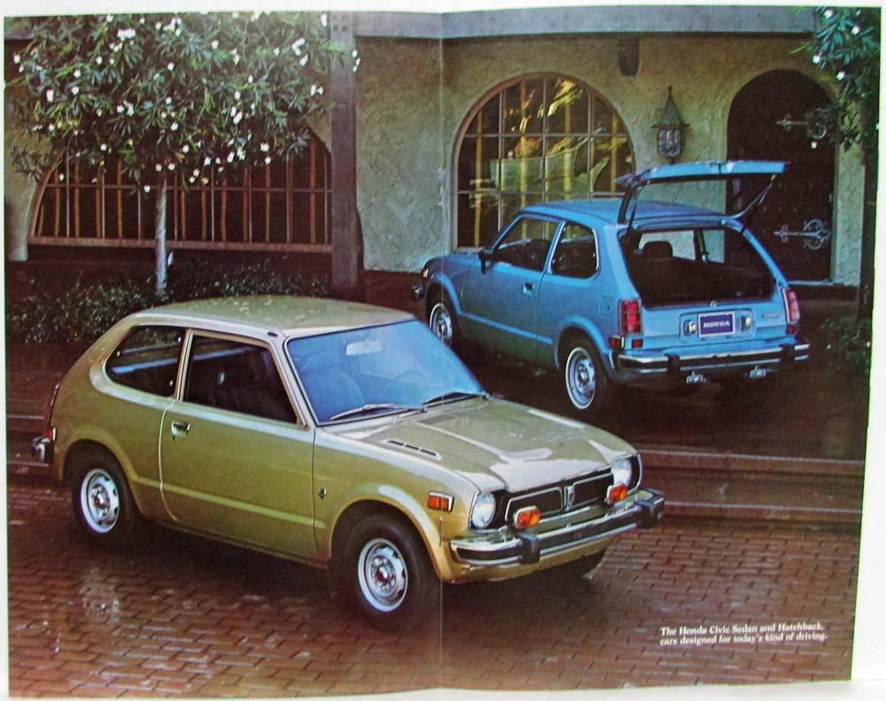 1976 Honda Civic Sedan and Hatchback What the World is Coming To Sales ...