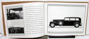 1931 Marmon Sixteen Dealer Sales Brochure Sedan Limo Convertible ...